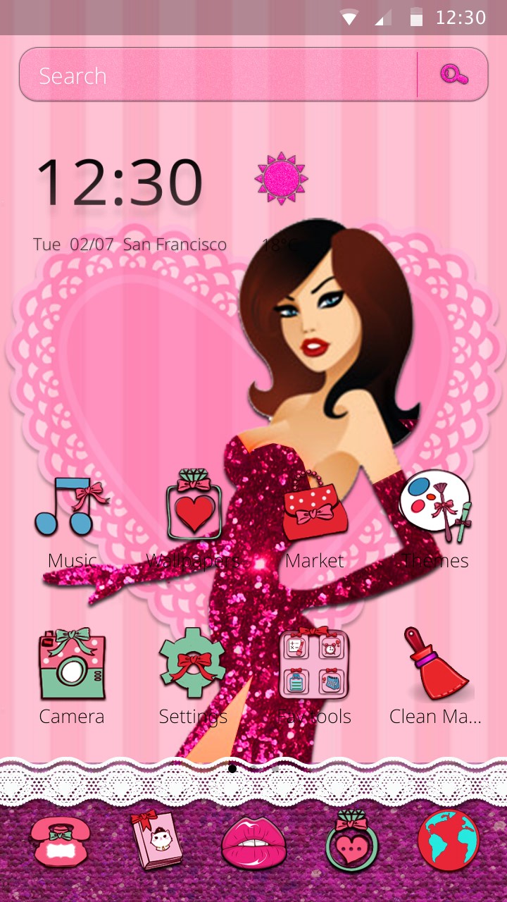 Alluring Sexy Girl theme - App on Amazon Appstore