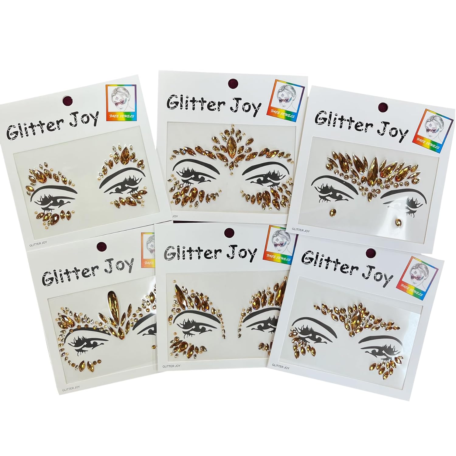 Amazon.com : Festival Face Jewels Tattoo,Face Gems Sticker,Face Gems ...
