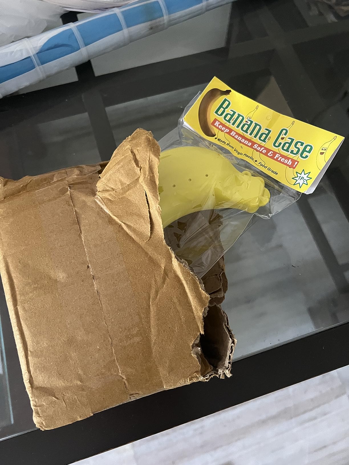 Buy CELLEBII Plastic Banana Case Banana Cover Container Box Banana ...