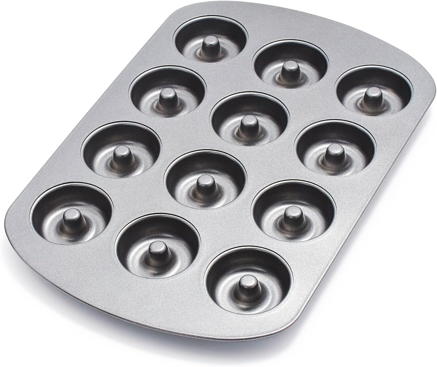 Amazon.com: Sur La Table Mini Donut Pan, 12 Count, Gray : Home & Kitchen