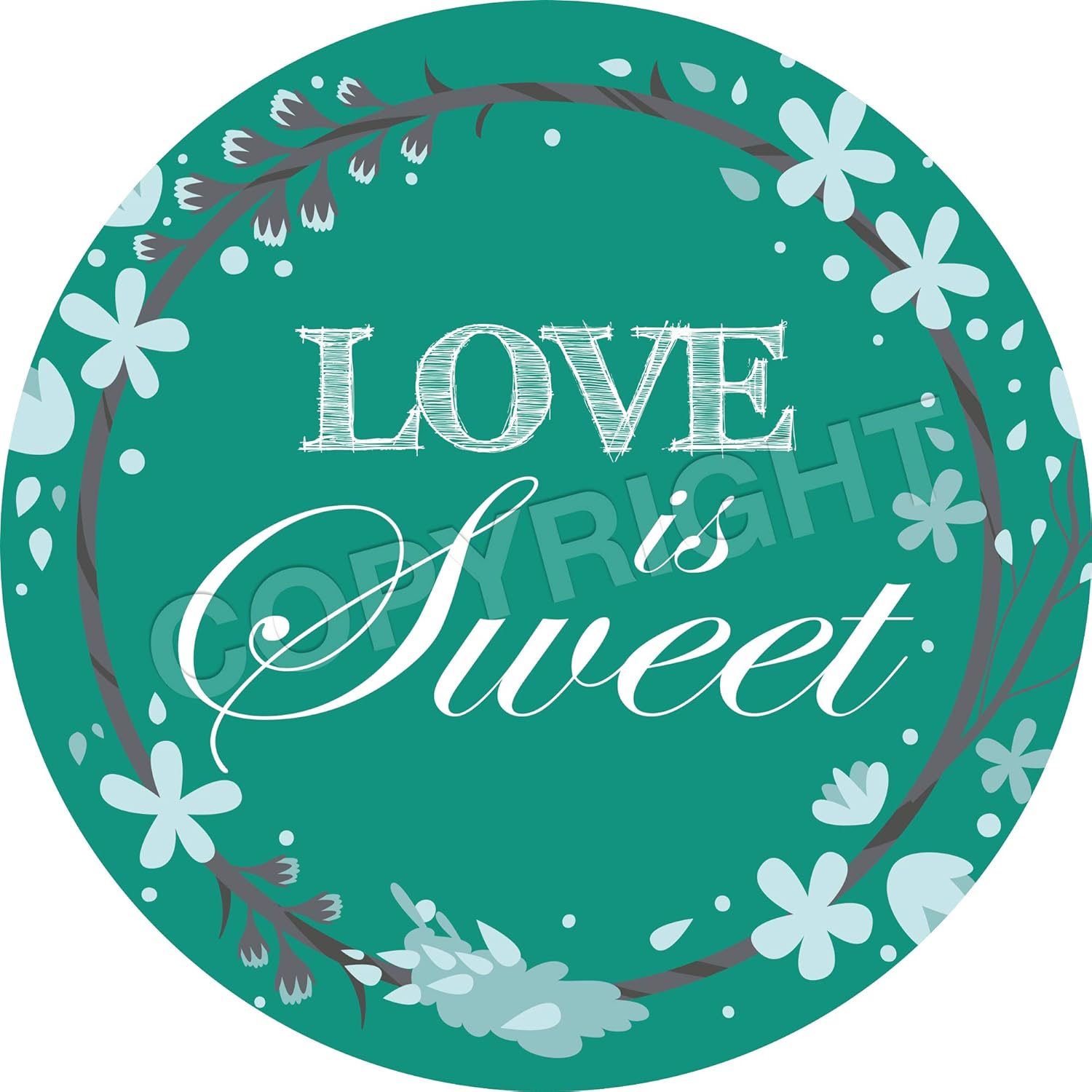 Amazon.com: Wedding Elegant Jade Green Sticker Labels (24 Stickers, 1.8 ...