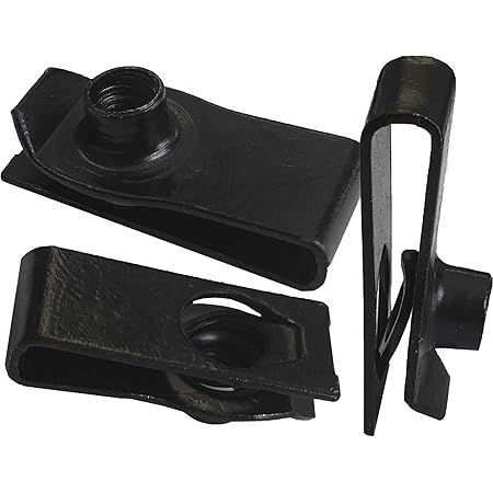 ADL (Pack of 20) M6 Chimney Nuts U Lug Nut Speed Clips Threaded ...