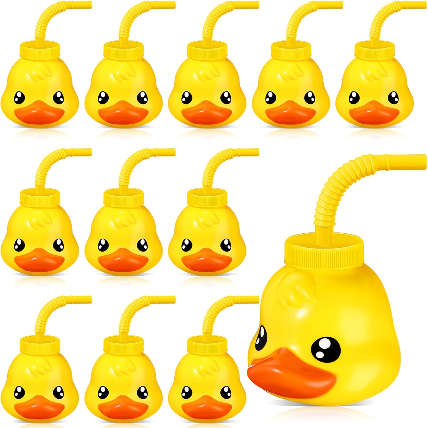 Amazon.com: Roshtia 12 Set Farm Animal Cups with Straws and Lids 11 oz ...