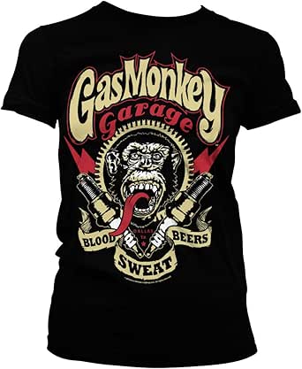 Gas Monkey Garage Officially Licensed Merchandise Spark Plugs Girly Tee ...