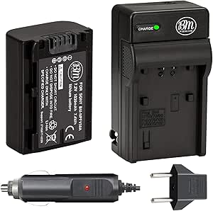 Amazon.com: BM Premium NP-FV50A High Capacity Battery and Charger for Sony FDR-AX30 FDR-AX33 FDR ...