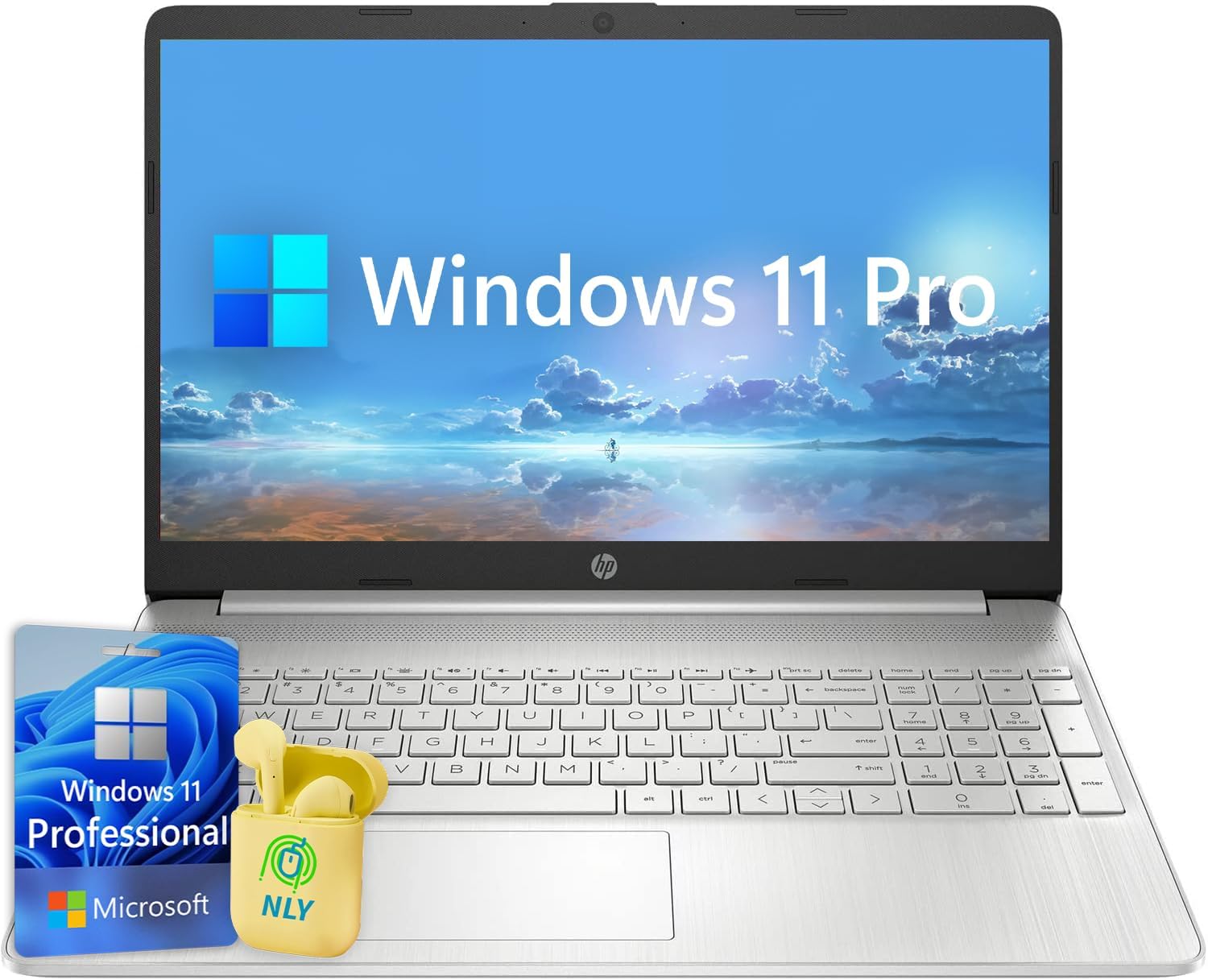 Amazon.com: HP 15.6" Business Laptop Computer, Windows 11 Pro Laptop ...