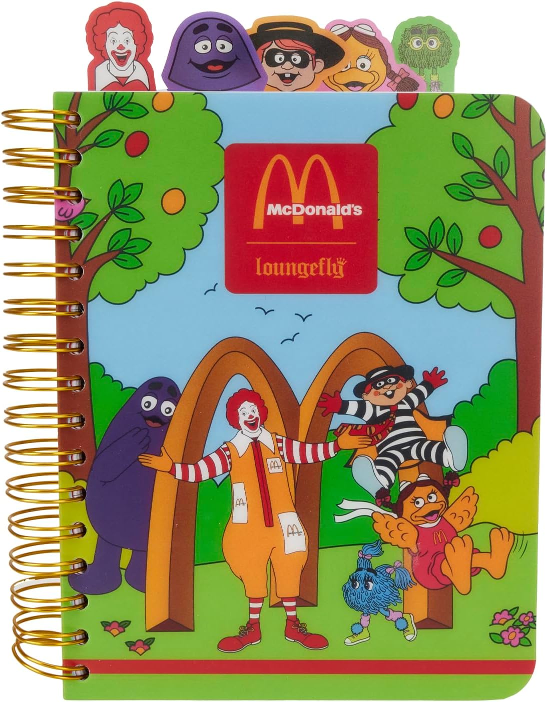 Amazon.com: Loungefly McDonalds Gang TAB Notebook : Office Products