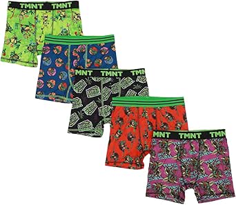 Amazon.com: Teenage Mutant Ninja Turtles Youth Boys Boxer Briefs ...