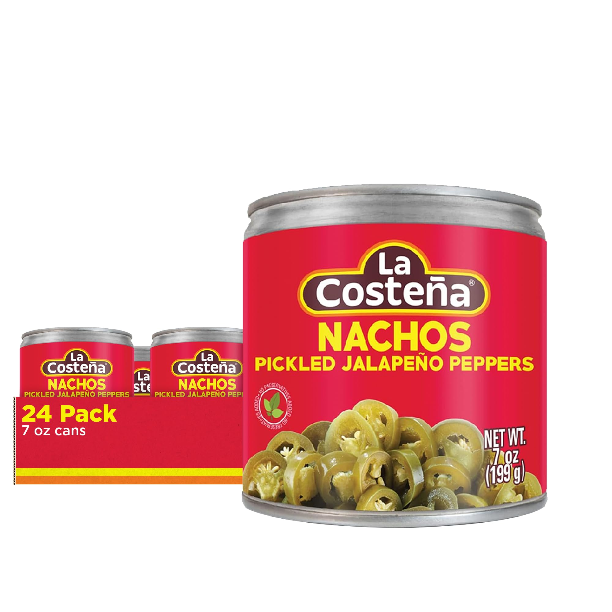 La Costena Nacho Sliced Jalapeno Peppers Pickled Green Hot Jalapenos ...
