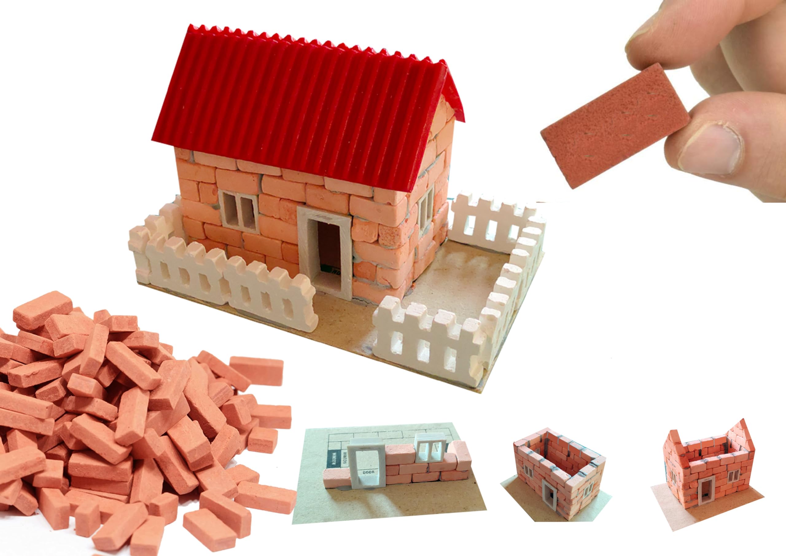 Buy kraft kala Mini Bricks construciton Set(Cottage House) DIY Build A ...