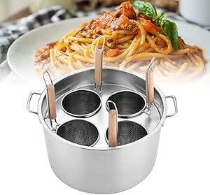 Amazon.com: ZIXIAOS Stainless Steel Pasta Pot with Strainer Insert ...