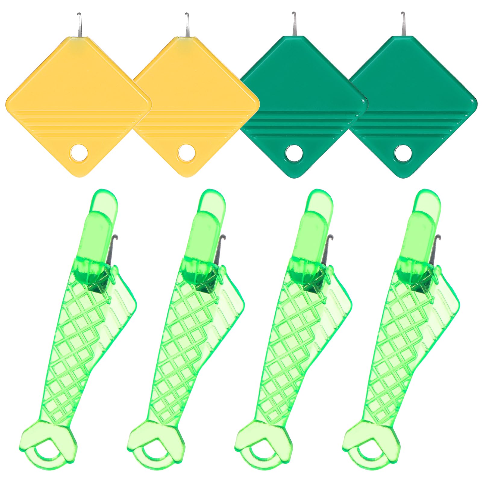 Amazon.com: 8Pcs Automatic Needle Threader for Hand Sewing, 3Types ...