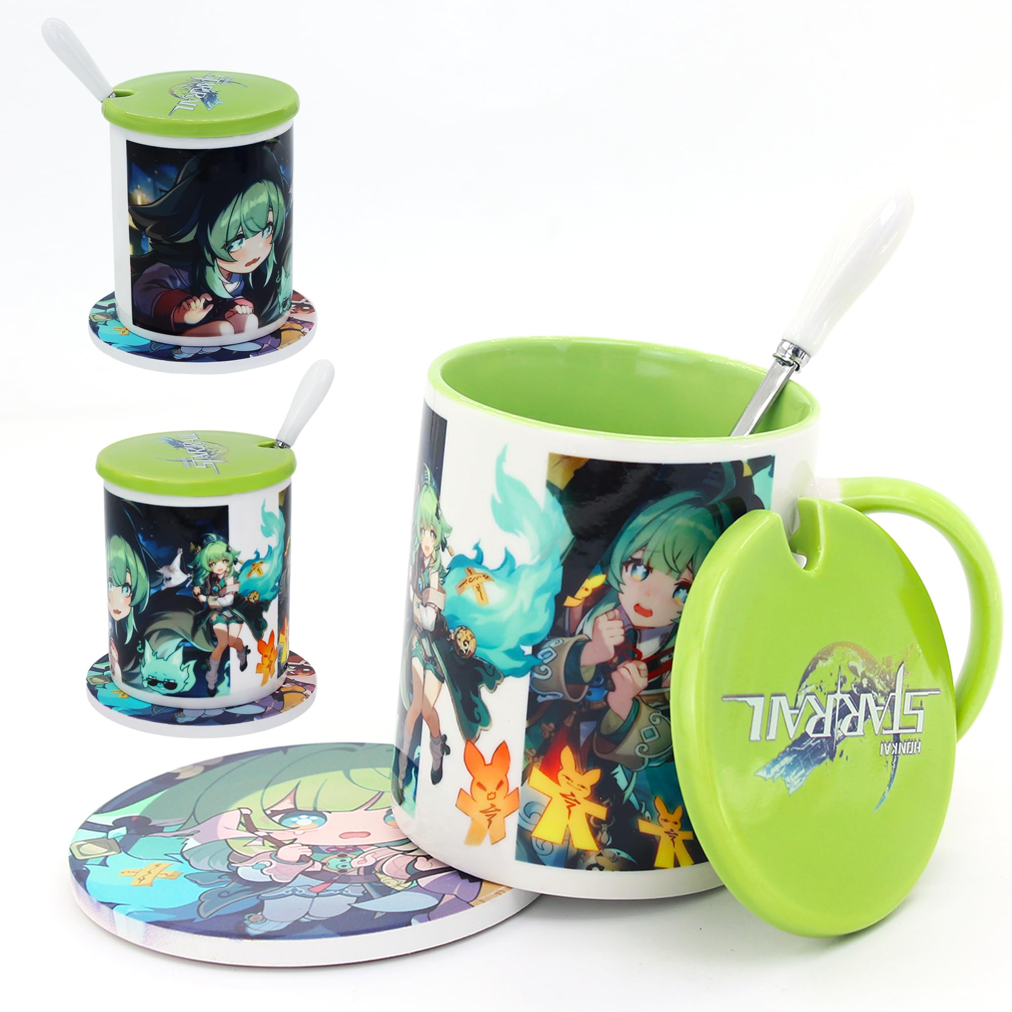 Amazon.com: PONIWA Honkai Star Rail Mugs Genshin Mugs Game mug set (Huo ...