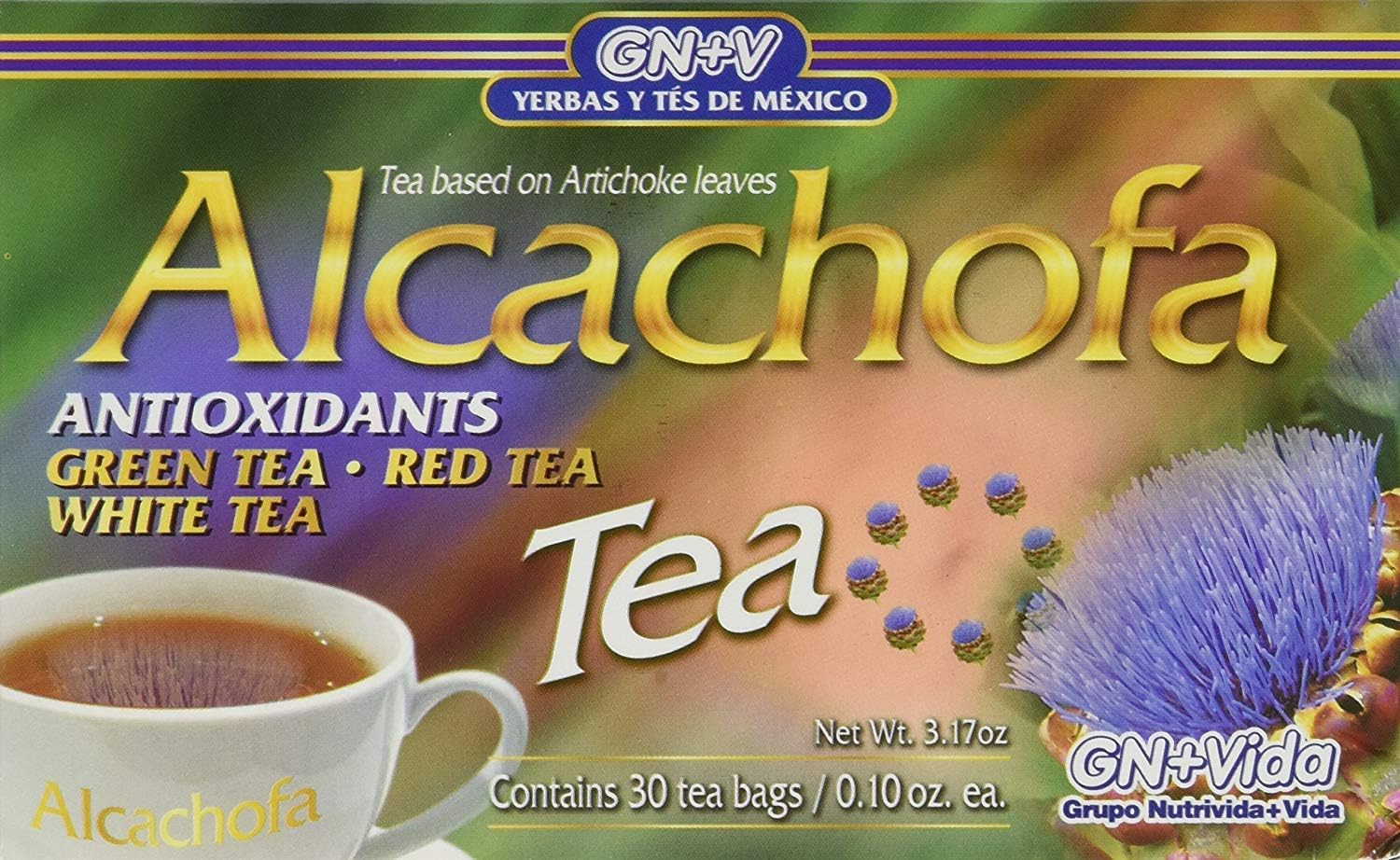Amazon.com : Herbacil Artichoke Tea Te De Alcachofa 25 Bags : Herbal ...