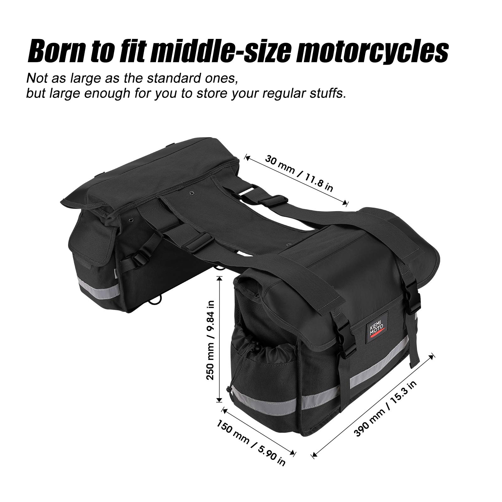Buy Motorcycle Saddlebags, Canvas Throw Over Bags, Motorcyel Panniers ...