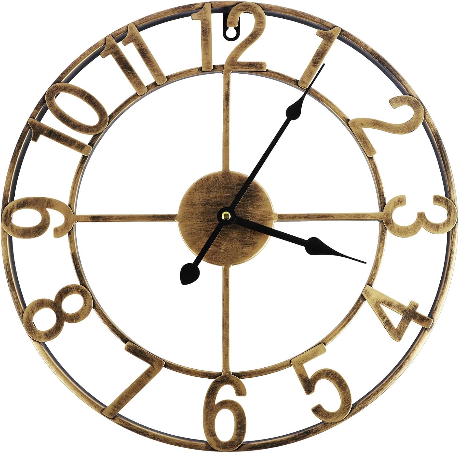 Amazon.com: Large Wall Clock, 16 Inch Round Silent Wall Clocks Non ...