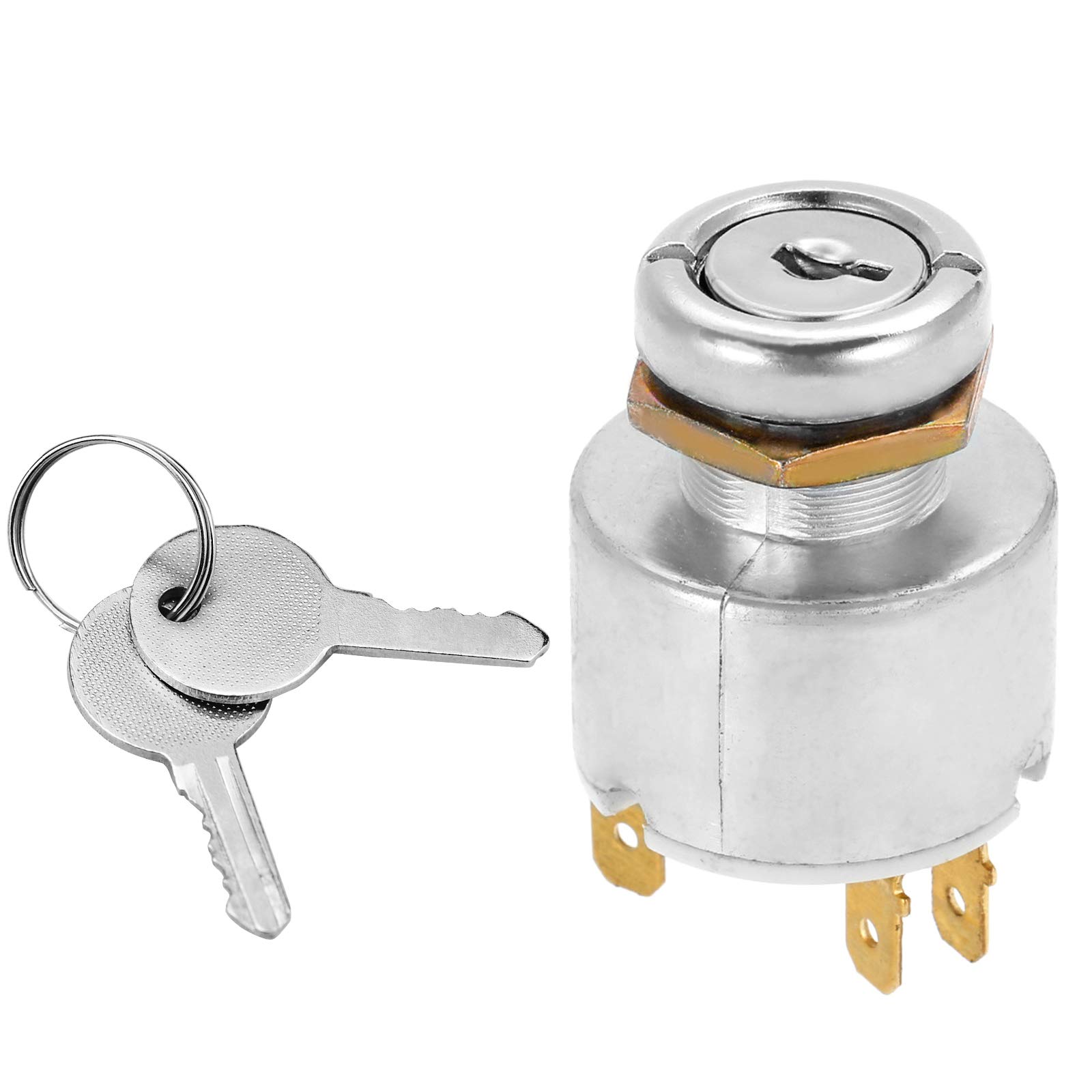 XIAOXIAO Ignition Switch Starter with 2 Keys, Universal Engine Start ...