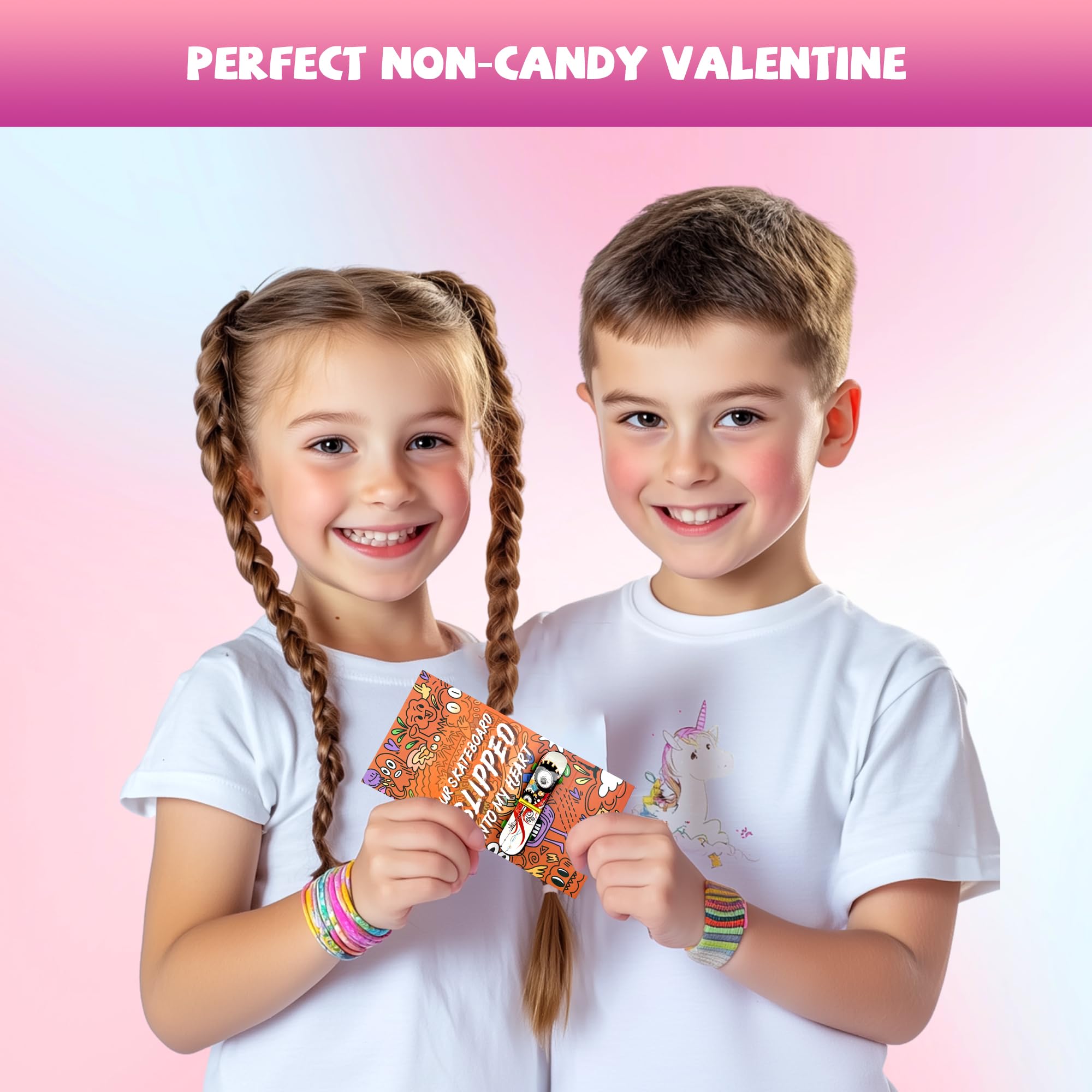 Valentines Day Gifts for Kids School - 28 Pack Finger Skateboard ...
