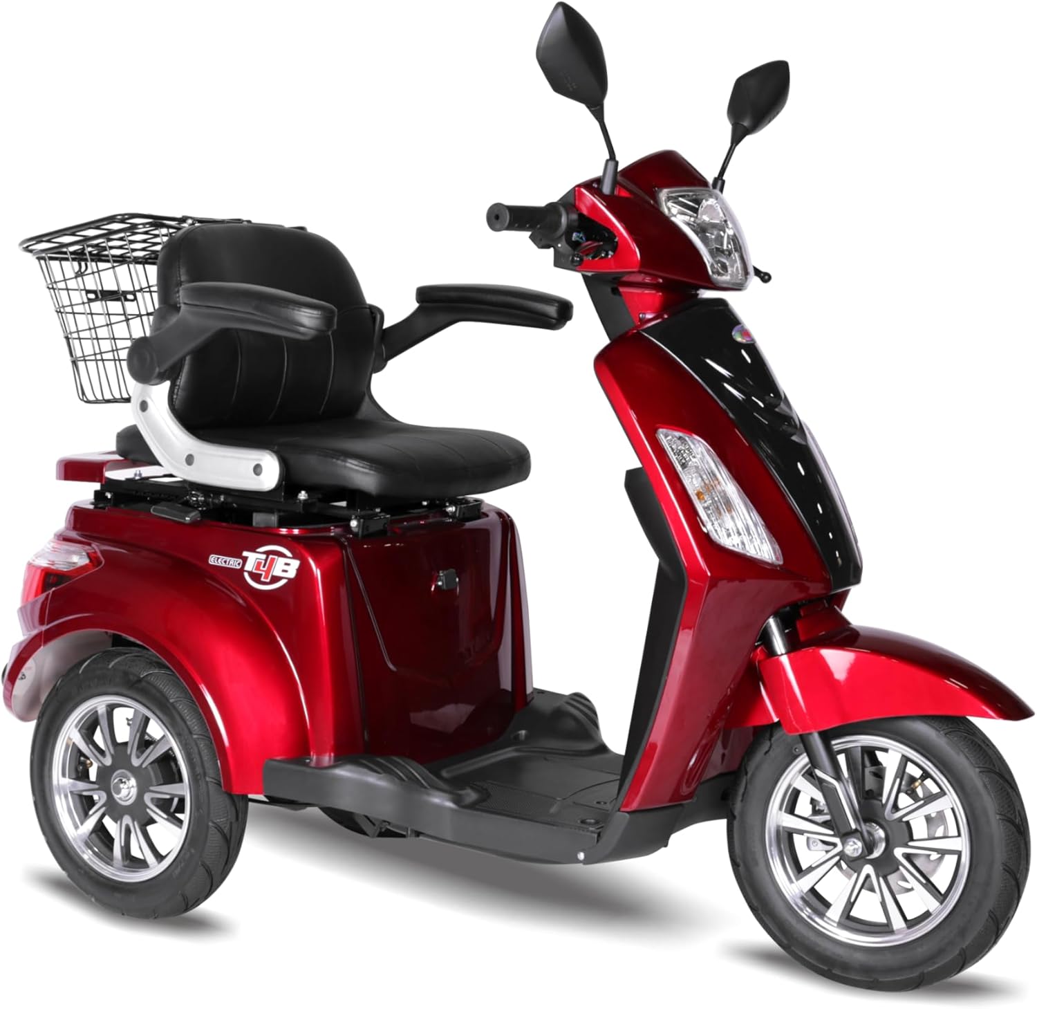 T4B Prime 500W 48V 20AH Electric Mobility Scooter for Elderly and ...