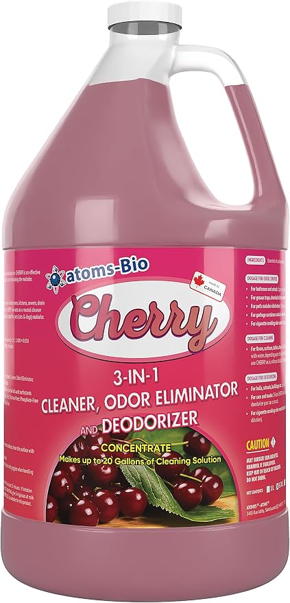 Amazon.com: atoms-Bio CHERRY Concentrated 3-in-1 Cleaner, Odor ...