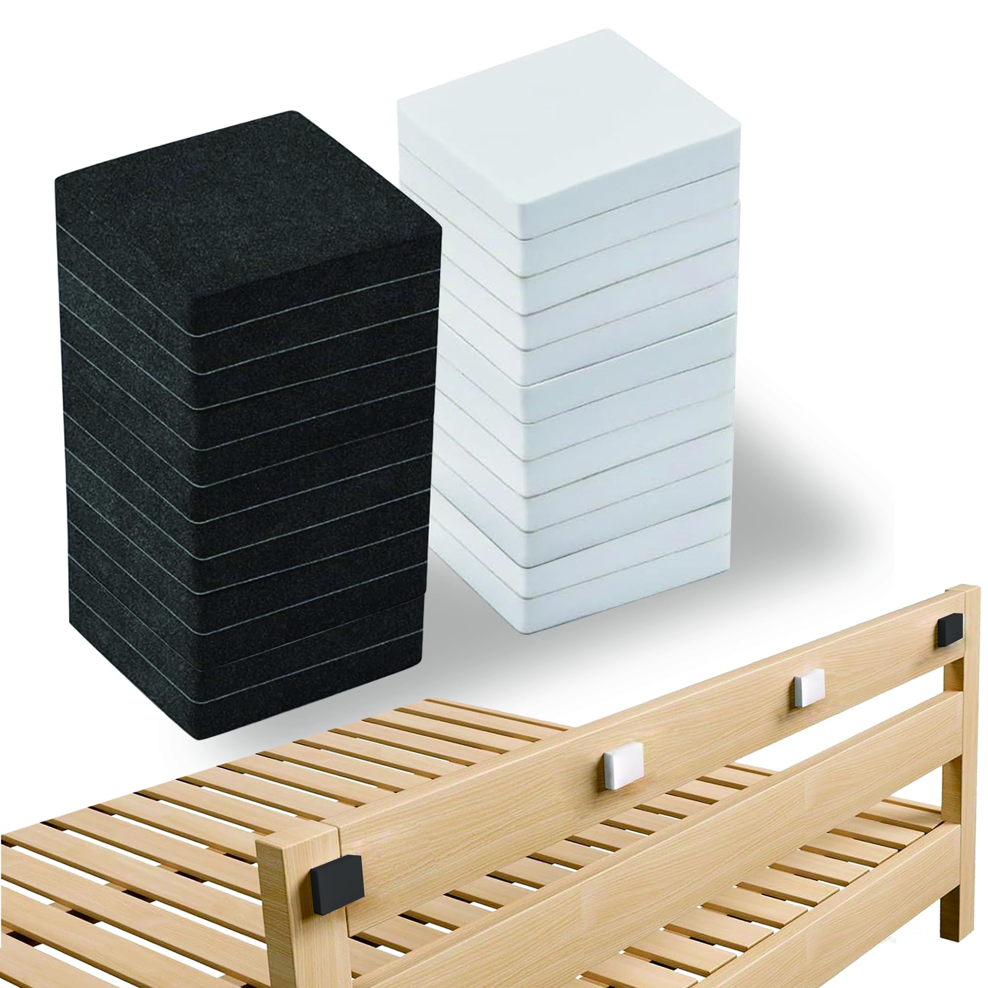 Krisler 24PCS Eva Foam Headboard Stoppers for Wall, Furniture Pads ...