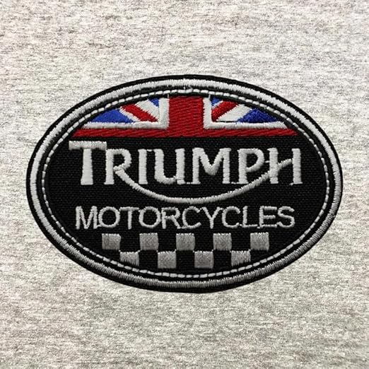 Embroidered Patch - Triumph Motorcycles : Amazon.ca: Clothing, Shoes ...