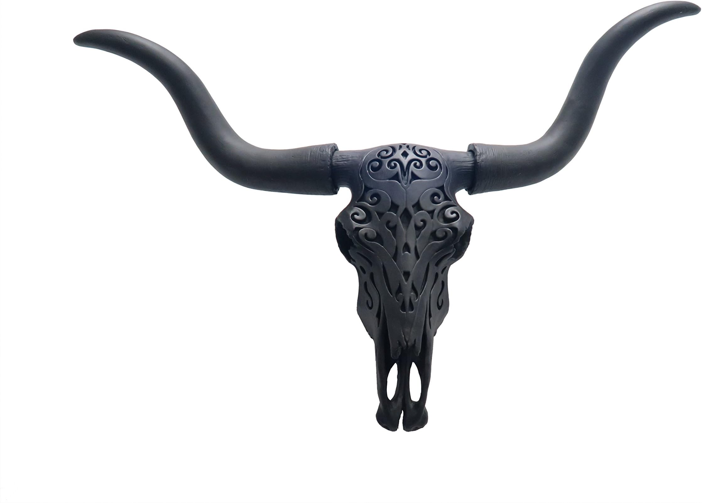 Amazon.com: Near and Deer Faux Taxidermy Decorative Carved Longhorn ...