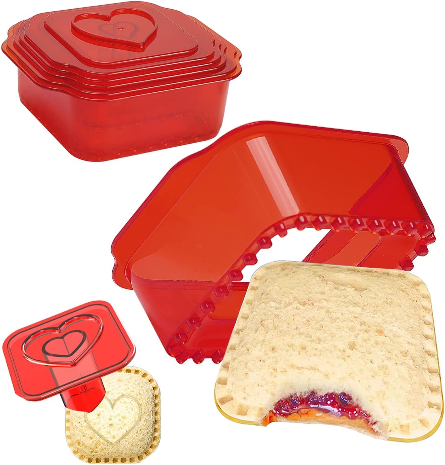Amazon.com: 7Penn Crustless Sandwich Cutter and Sealer 24 Piece Set ...