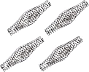 Amazon.com : SYCOOVEN 4 Pcs BBQ Spring Handle, Stainless Steel Smoker ...