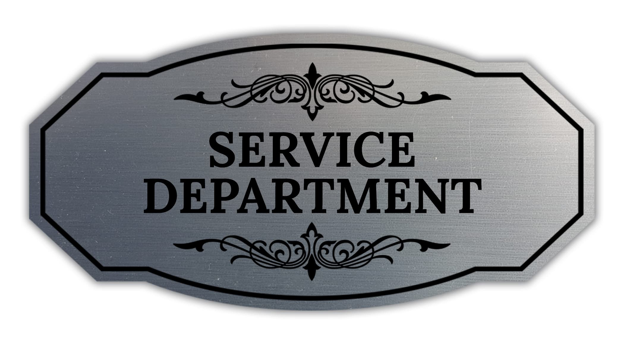 Amazon.com : Signs ByLITA Victorian Service Department Graphic Sign ...