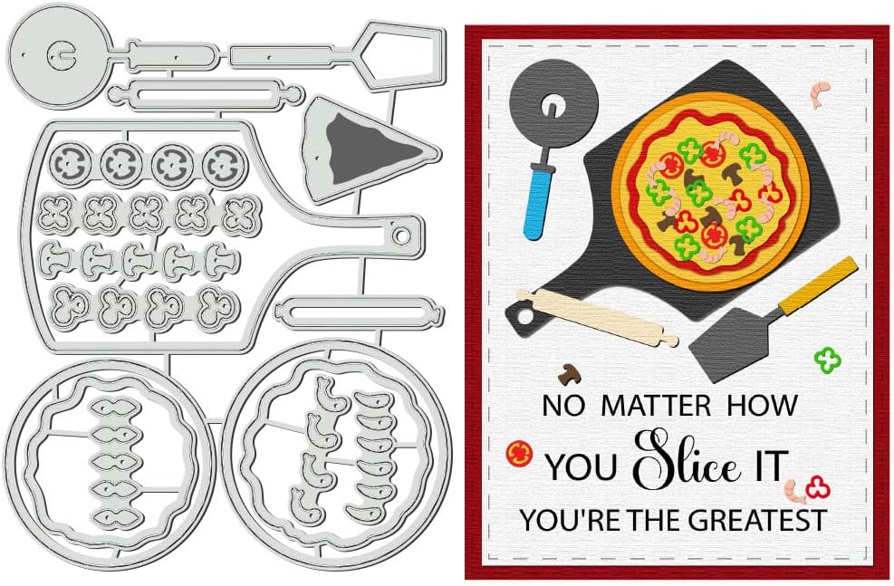 Amazon.com: BENECREAT Pizza Cutting Dies, Food Pan Carbon Steel ...