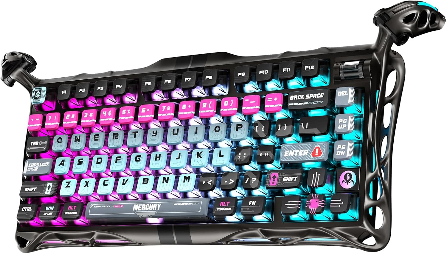 Amazon.com: GravaStar Mercury V75 Pro HE Keyboard – 75% Layout Gaming ...