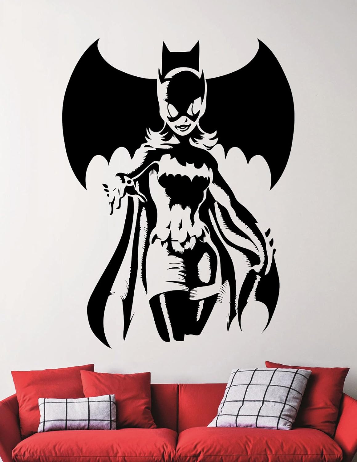 Amazon.com: Batgirl Wall Sticker Vinyl Decal Marvel Comics Superhero ...