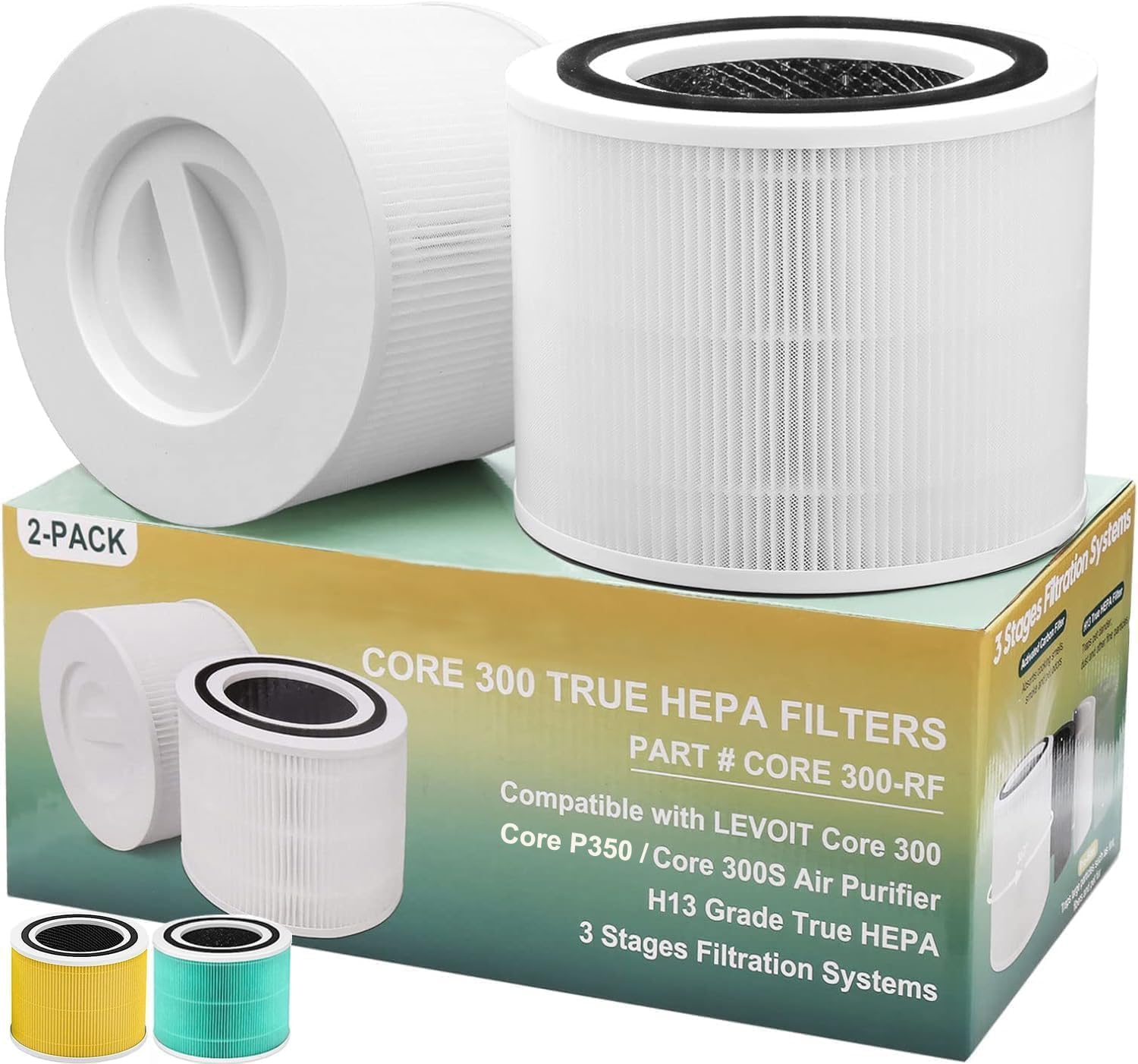 Amazon.com: Flintar Type A2 True HEPA Replacement Filter, Compatible ...