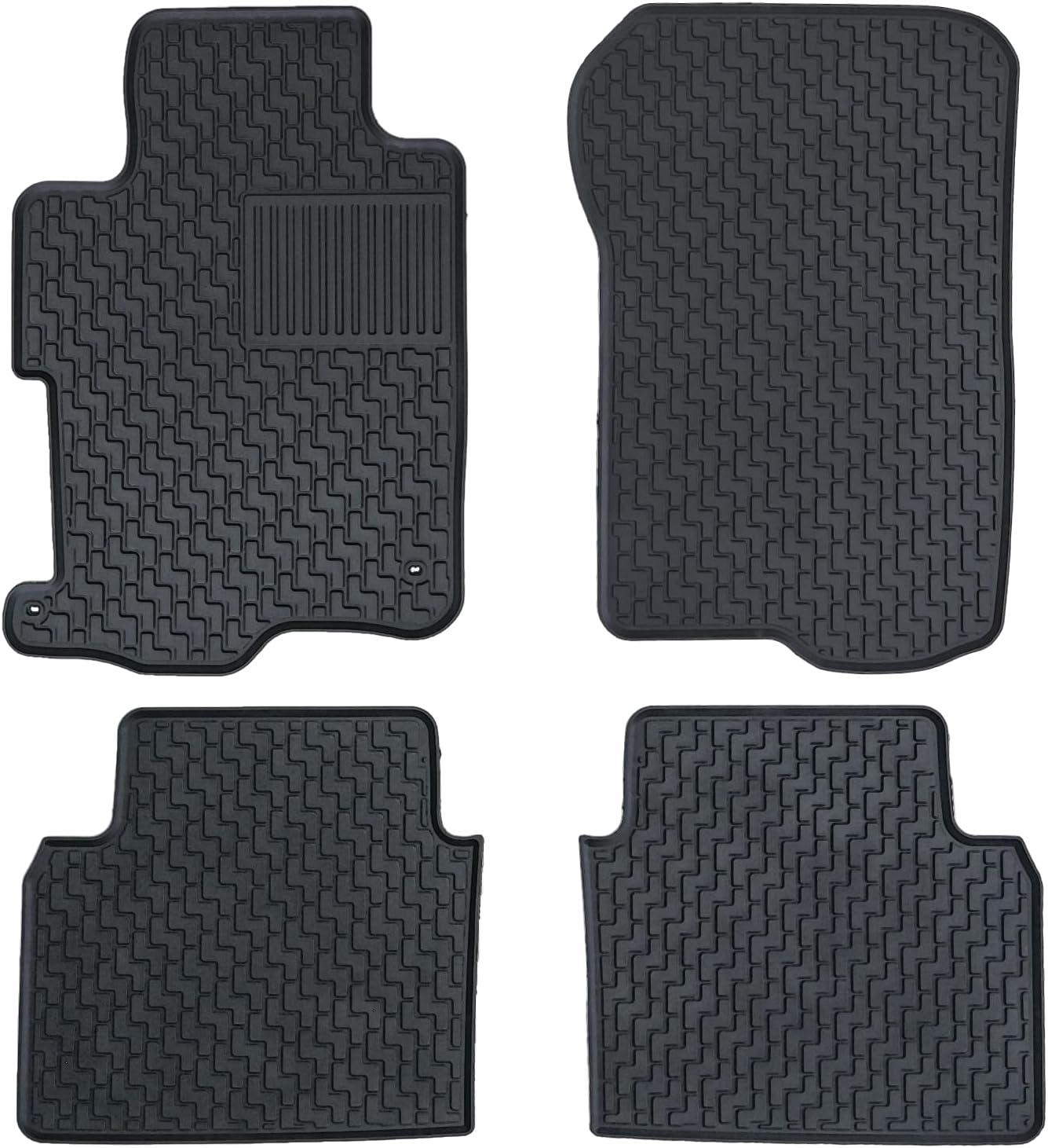 Amazon.com: Kazoner Floor Mats Compatible with 2013-2017 Honda Accord ...