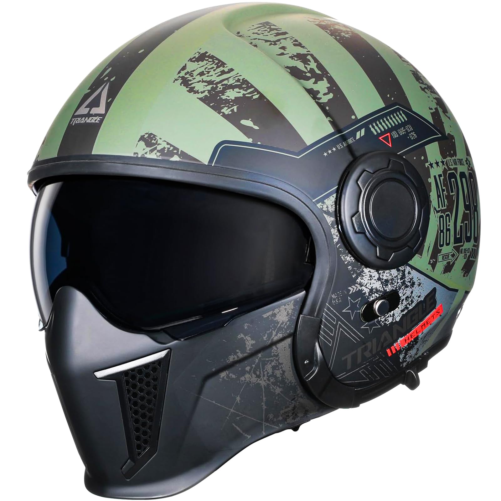 Snapklik.com : TRIANGLE Full Face Motorcycle Helmets,Off-Road Motocross ...