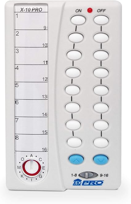 X-10 Pro Security/Home Automation Remote Control - Model PHR03 ...