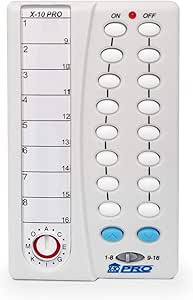 X-10 Pro Security/Home Automation Remote Control - Model PHR03 by X10 ...