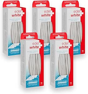 Amazon.com : Edel+White Dental Floss - 50 Floss Threaders for Bridges ...