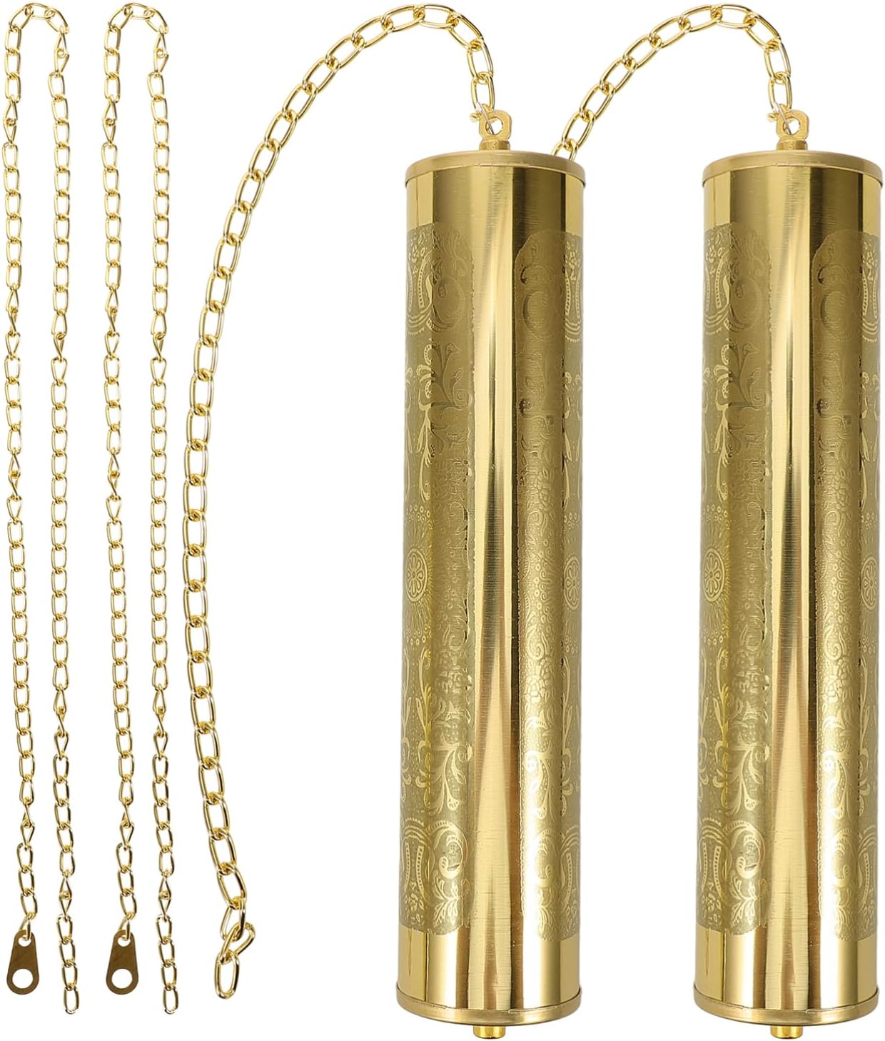 Amazon.com: Housoutil Grandfather Clock Weights, Golden Vintage Wall ...