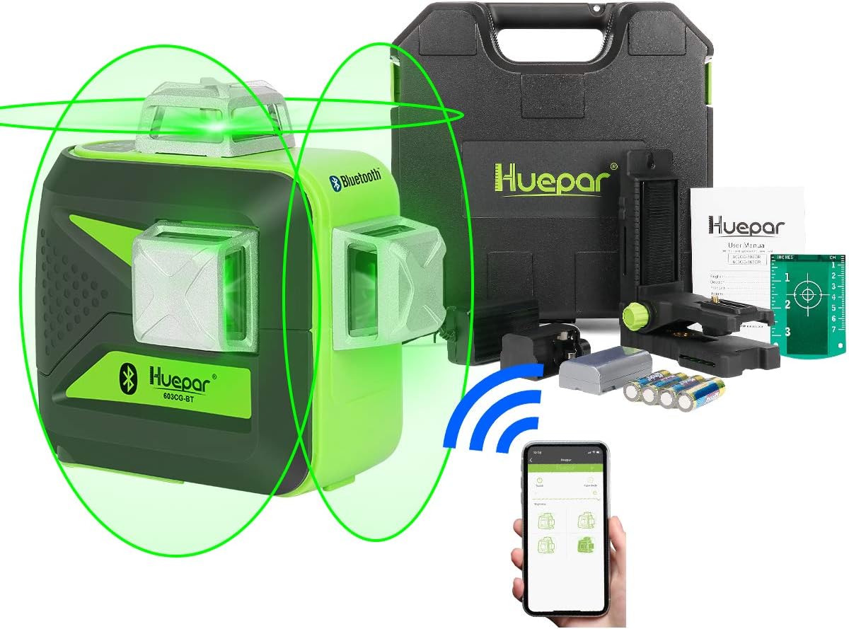 Fanttik D2 Laser Level, DIY Self Leveling Laser Level, 10 hours ...