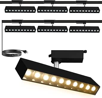 Yuemegou 6-Lights Linear Spotlight Ceiling Light, 20W LED Track ...