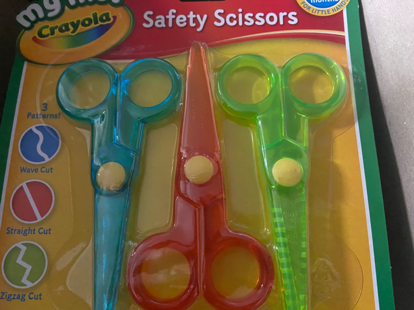 CRAYOLA 81-1323 My First Safety Scissors, Toddler Art Supplies, 3ct ...