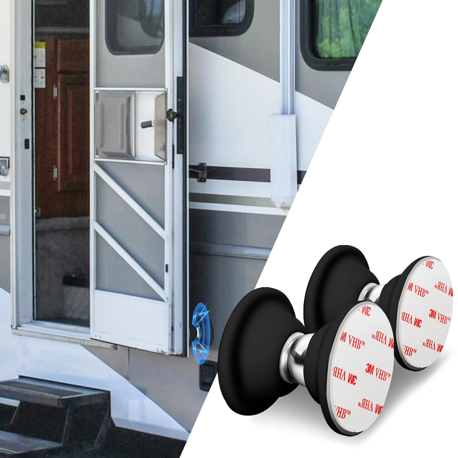 Snapklik.com : EJYTRVT Magnetic RV Baggage Door Catch RV Door Holder ...