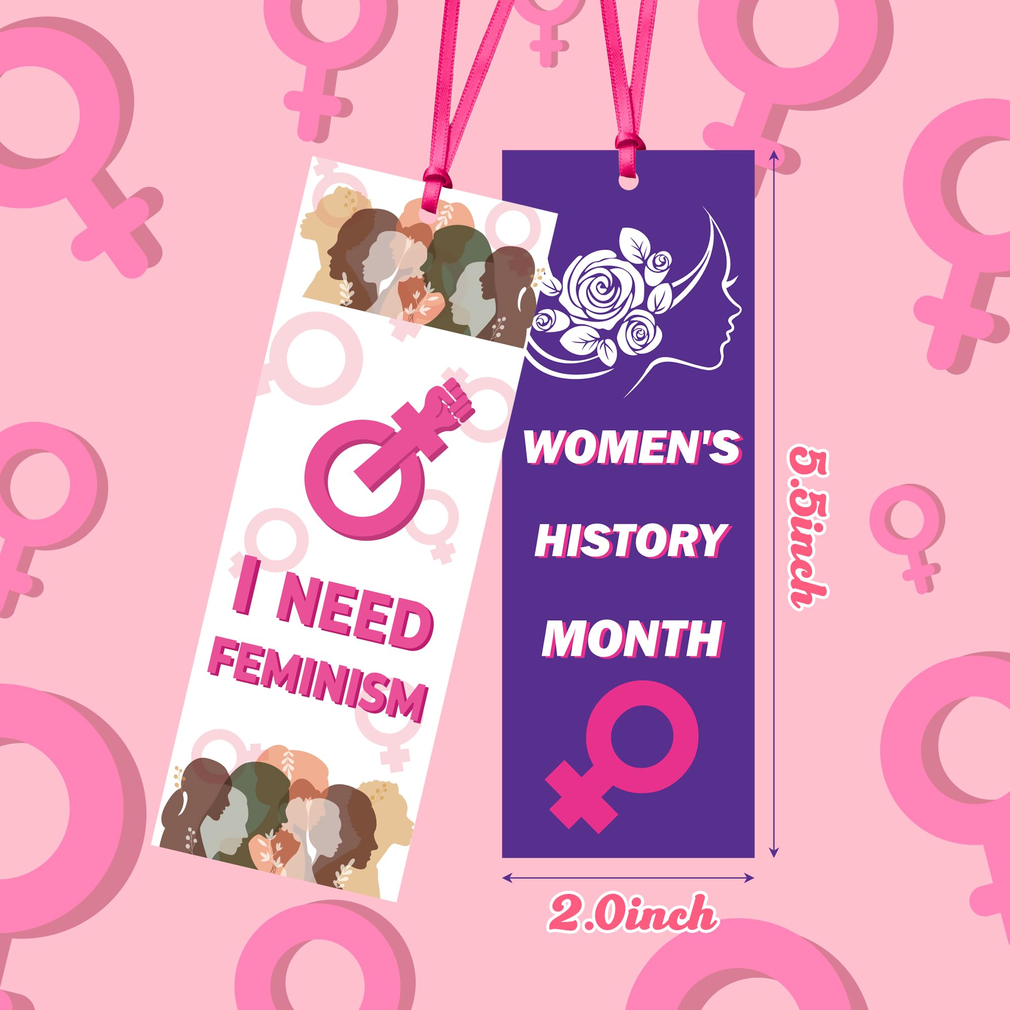 Snapklik.com : Womens History Month Bookmarks - 120Pcs I Need Feminism ...