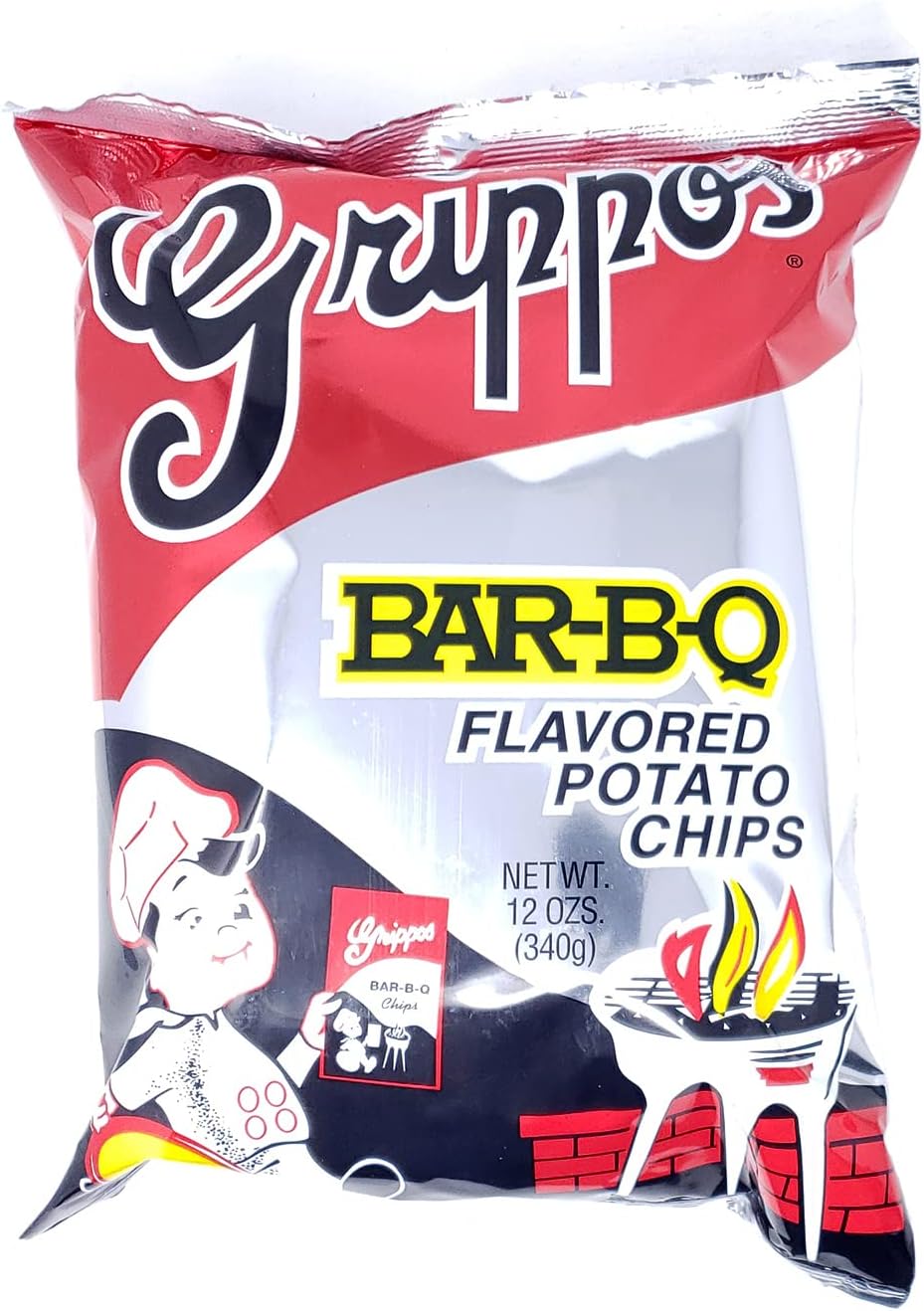 Amazon.com: Grippo's BBQ Potato Chips 12oz Bags
