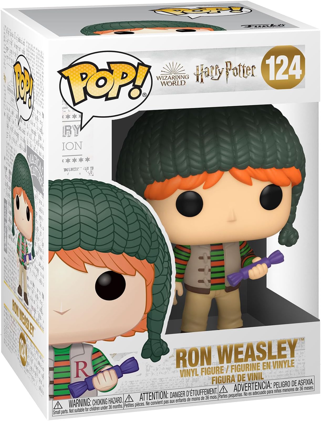 Amazon.com: Funko Pop Harry Potter Ron with Sorting Hat : Toys & Games