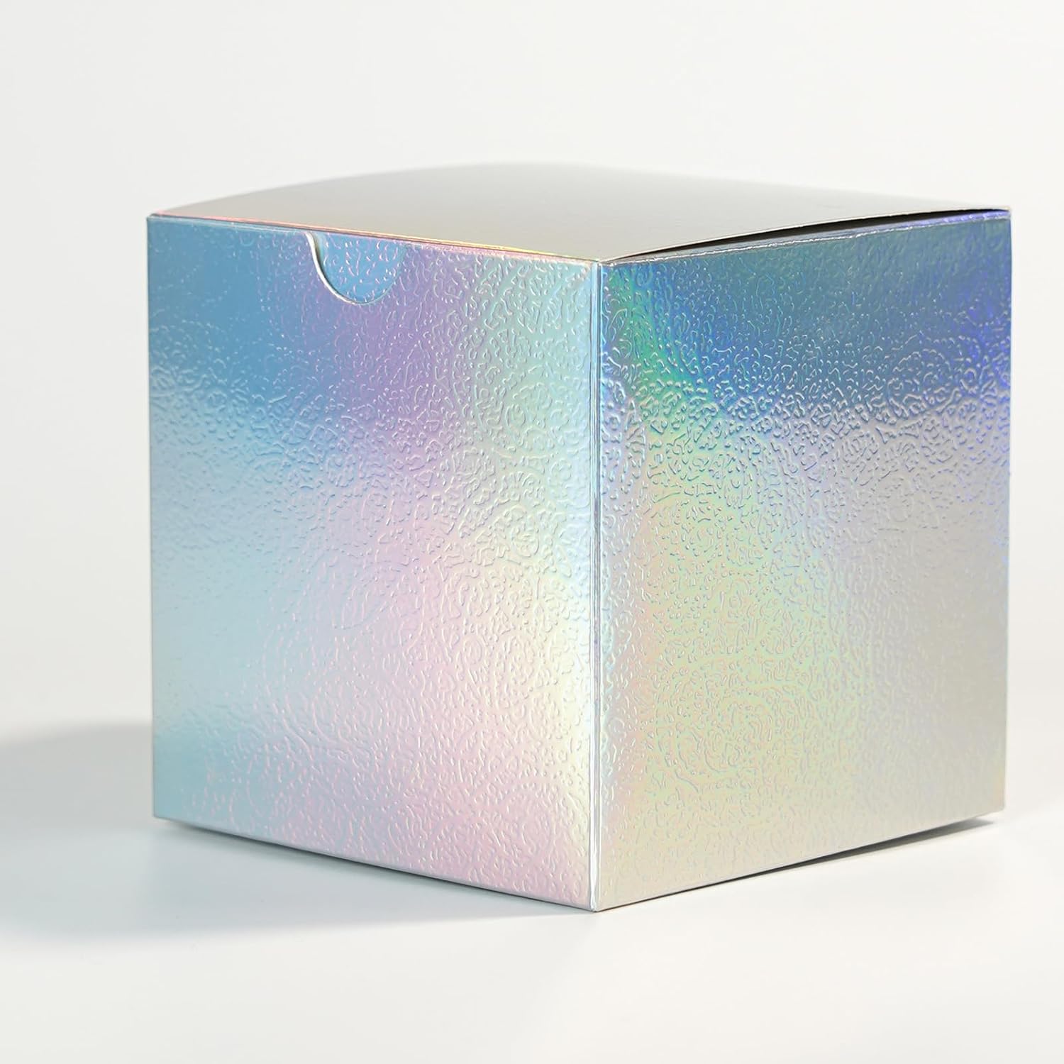 Amazon.com: UnicoPak 4x4x4 Iridescent Gift Boxes 30 Pcs, Glossy Gift ...