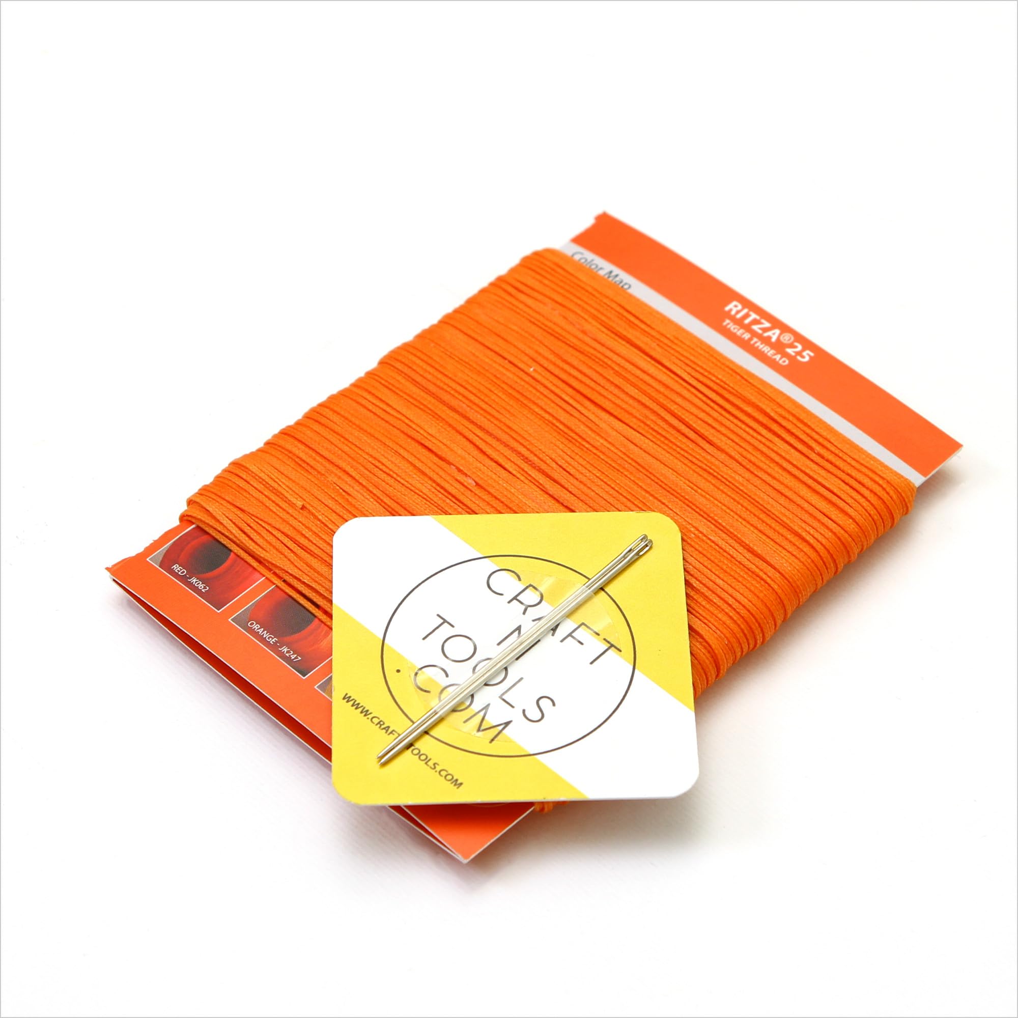 Amazon.com: Orange 1.2mm RITZA 25 Tiger Thread for Leather Craft ...
