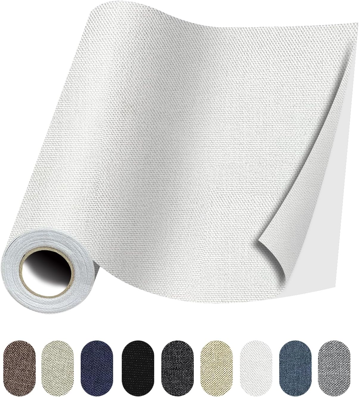 Lifeshoon Fine Linen Repair Patches, 17X79 inch Self-Adhesive Fabric ...